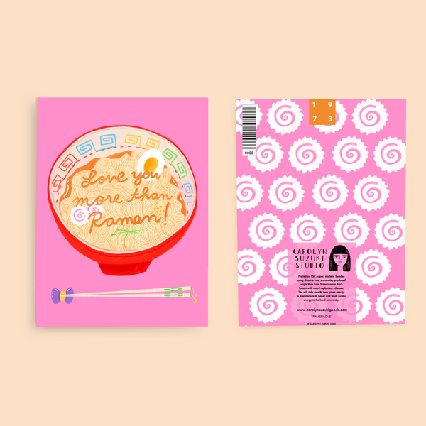 RAMEN LOVE - Everyday Card (DSC) – carolynsuzukigoods
