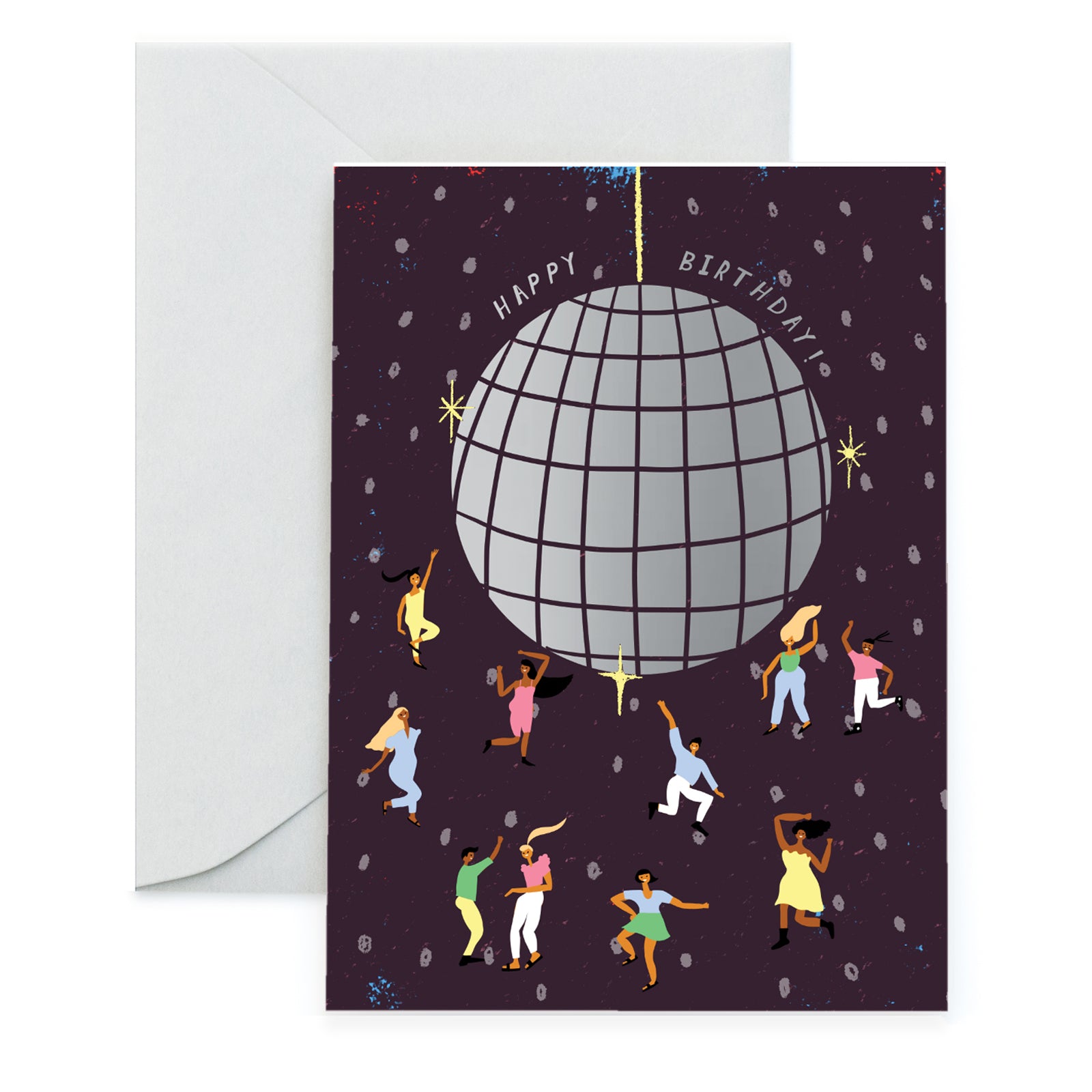 DISCO BALL - Birthday Card – carolynsuzukigoods