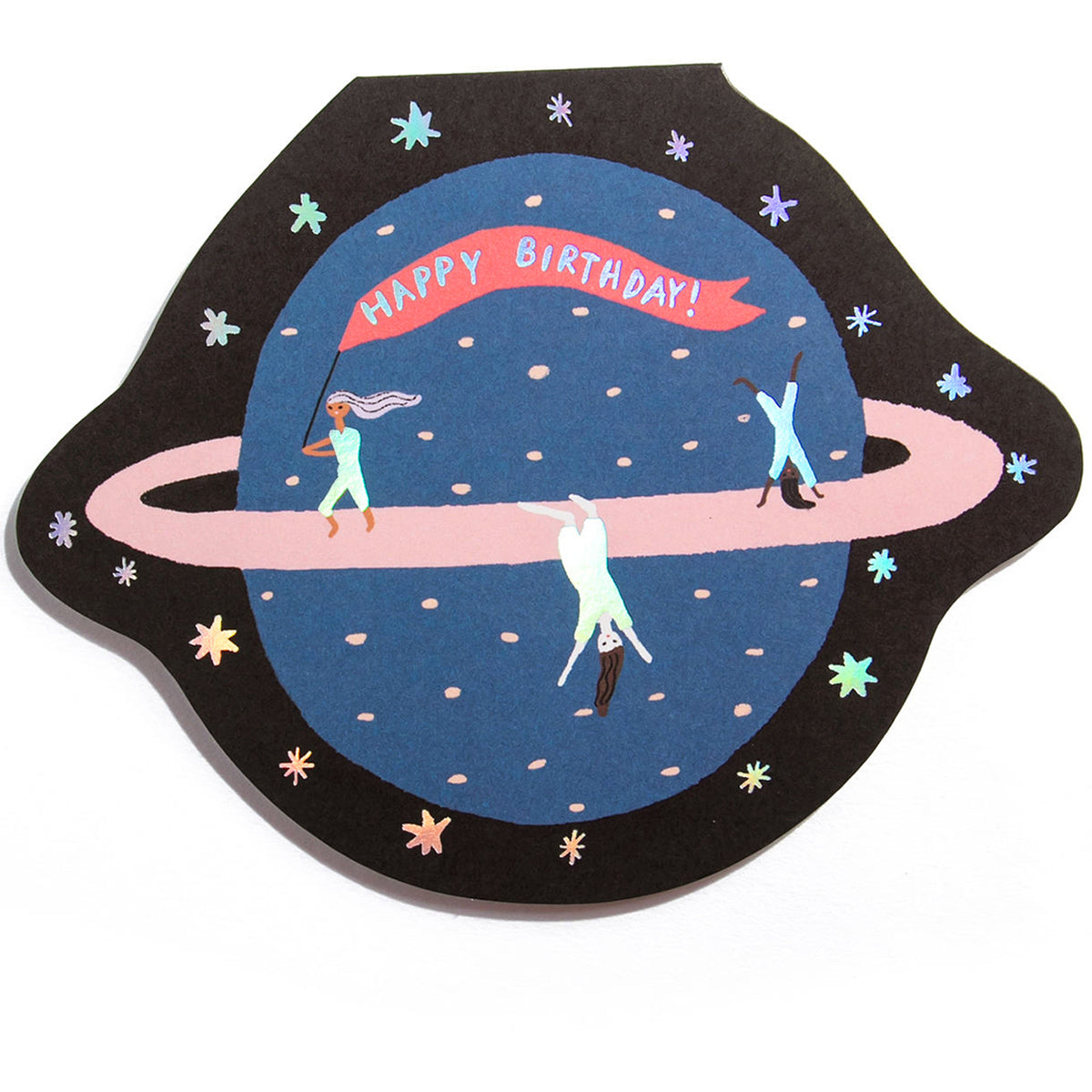 PLANET FUN - Shaped Birthday Card – carolynsuzukigoods