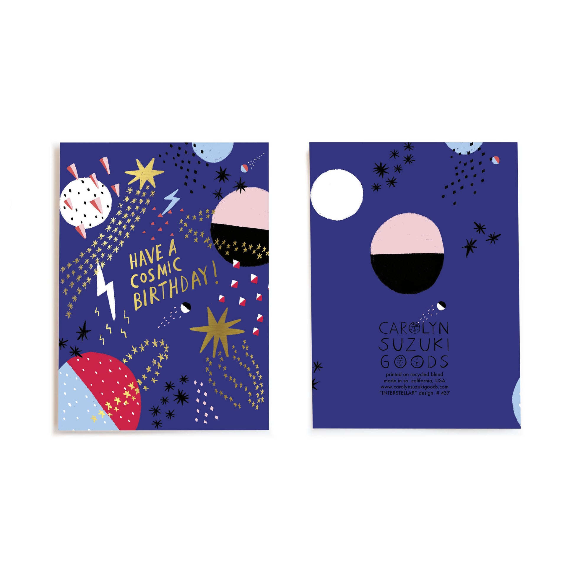 INTERSTELLAR - Birthday Card – carolynsuzukigoods