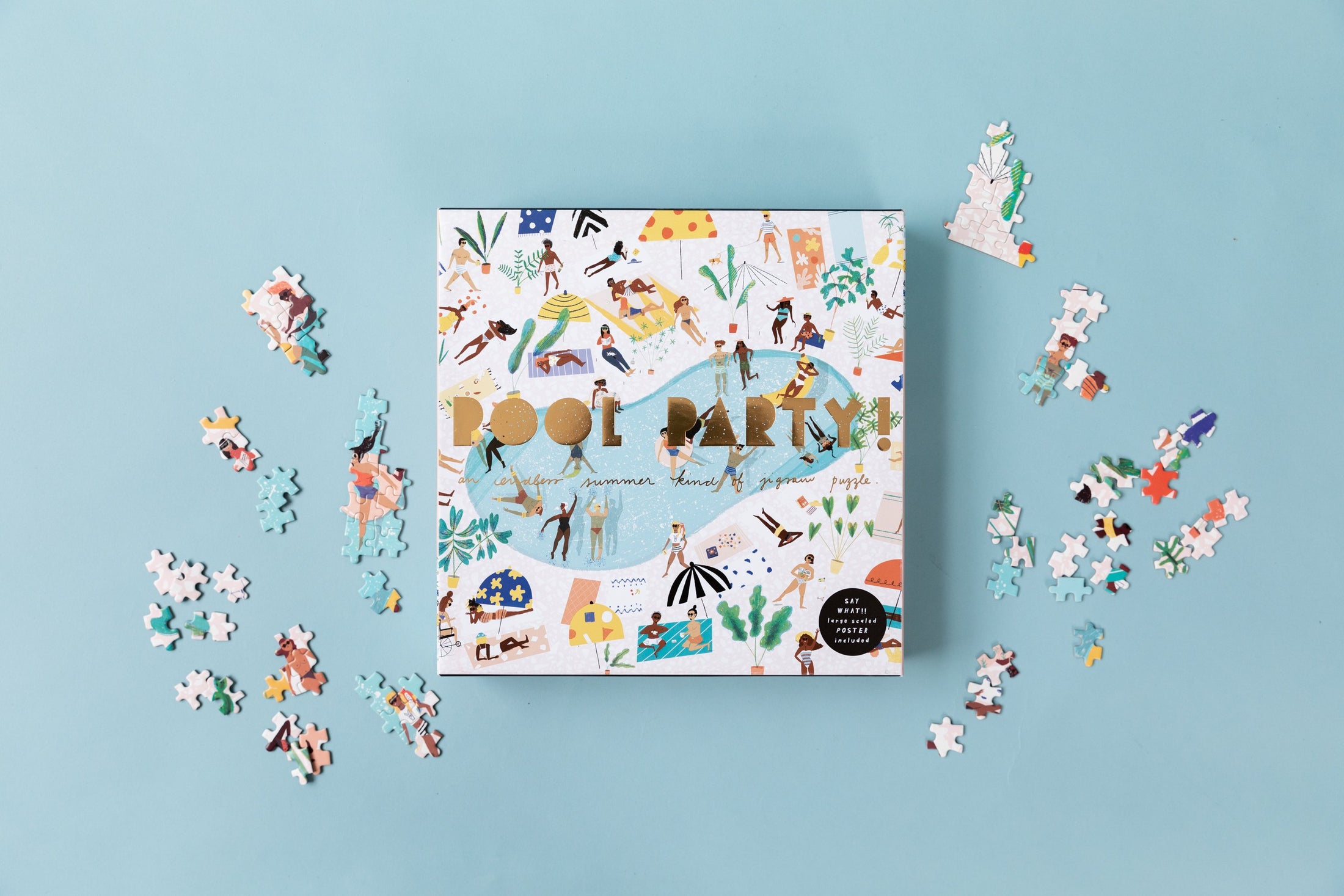 POOL PARTY - Jigsaw Puzzle – carolynsuzukigoods