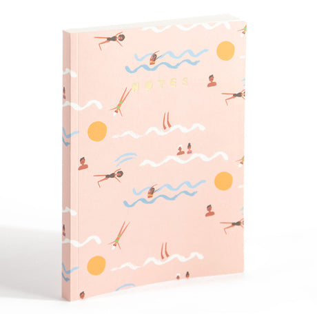 SWIMMERS - Large Notebook – carolynsuzukigoods